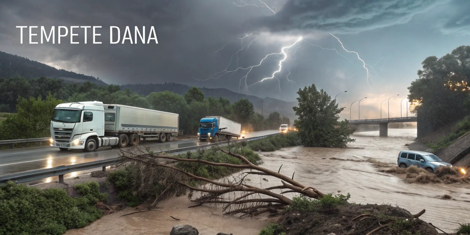 Impact de la Tempête Dana sur le Transport Routier de Marchandises ...